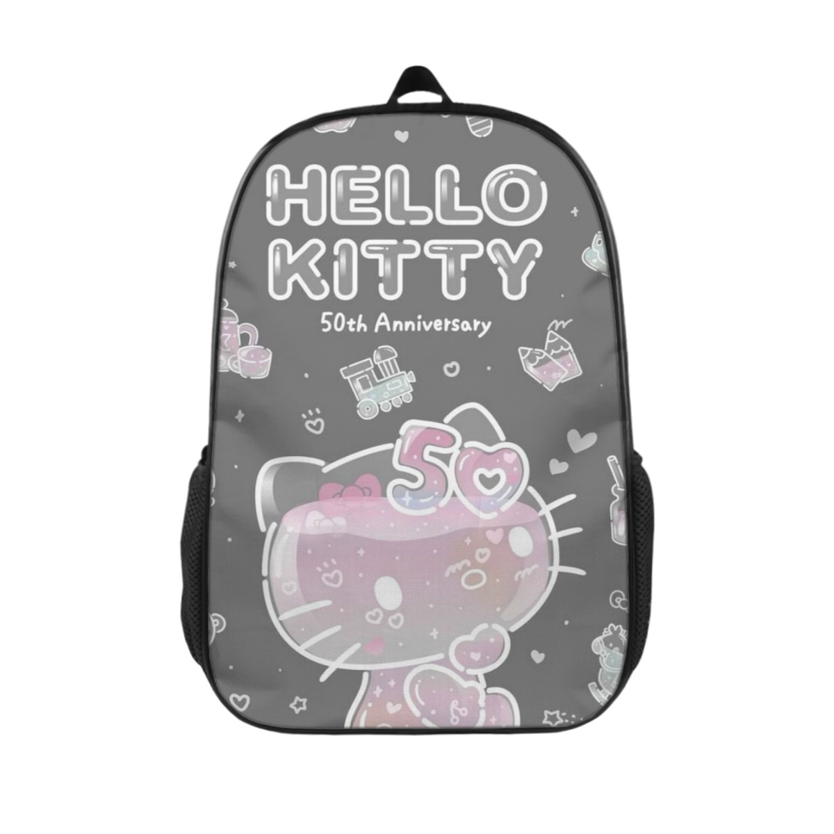 Hello Kitty Backpack Large Capacity Multifunctional 17 Inch Cute Hello ...