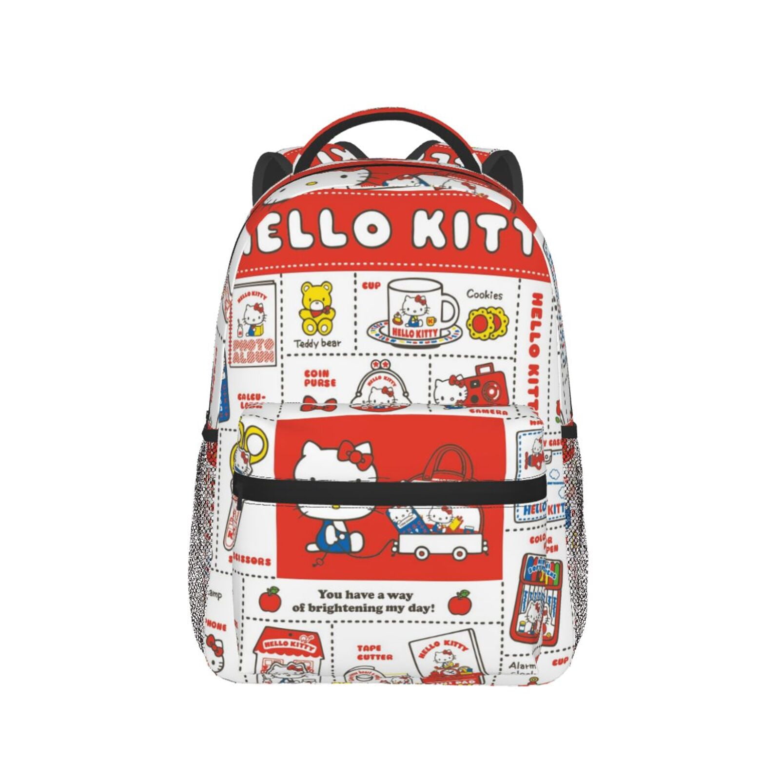 Hello Kitty Backpack,Polyester Travel Backpack for Women Men Durable Laptop Backpack with ...