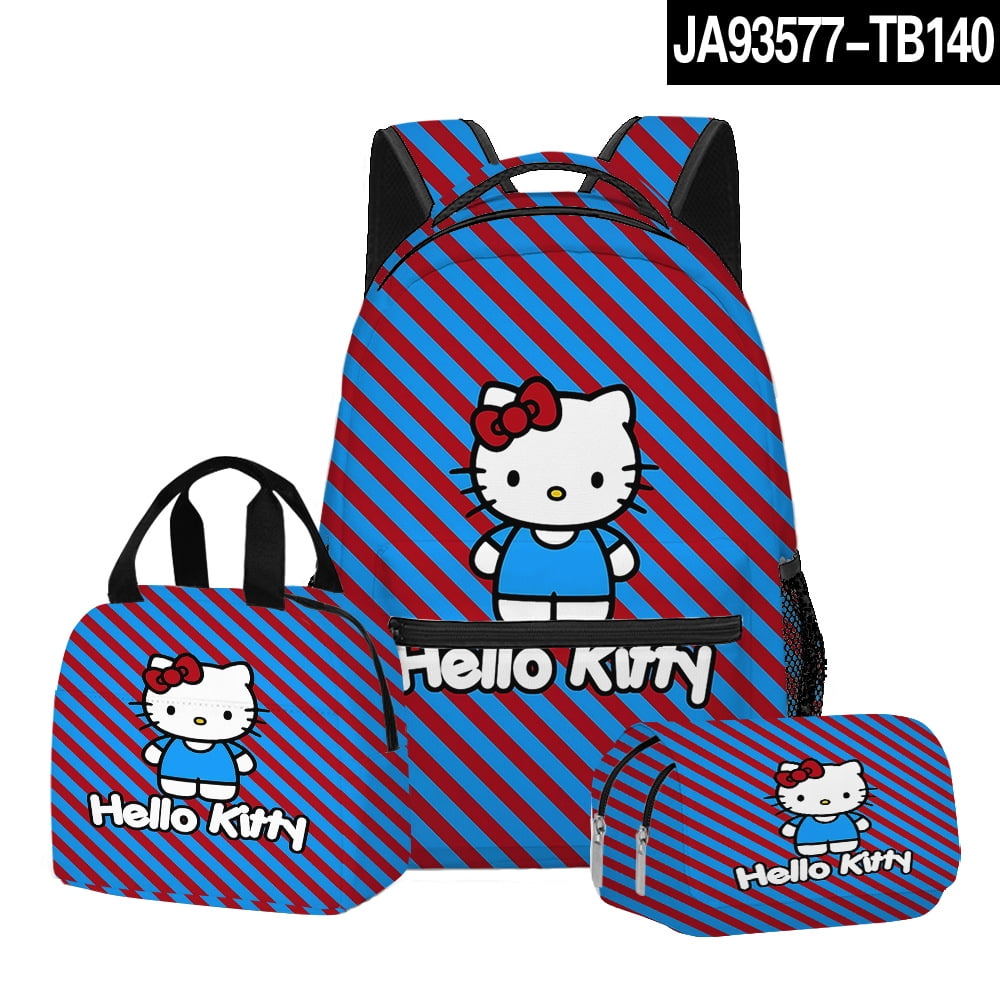Hello Kitty Backpack Set with Hello Kitty Lunch Bag Pencil Case ...