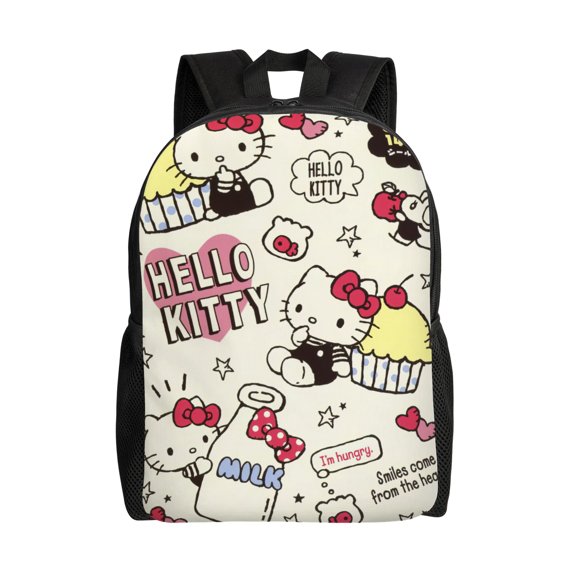 Hello Kitty Backpack Lightweight Casual Backpack Travel Laptop Bookbag ...
