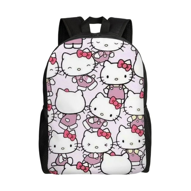 Hello Kitty Backpack, Travel Laptop Backpack, Water Resistant College ...