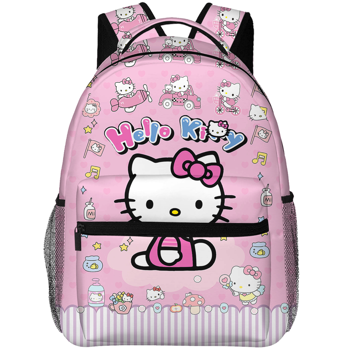 Hello Kitty Deluxe embroidered 16" School Bag Backpack - Walmart.com