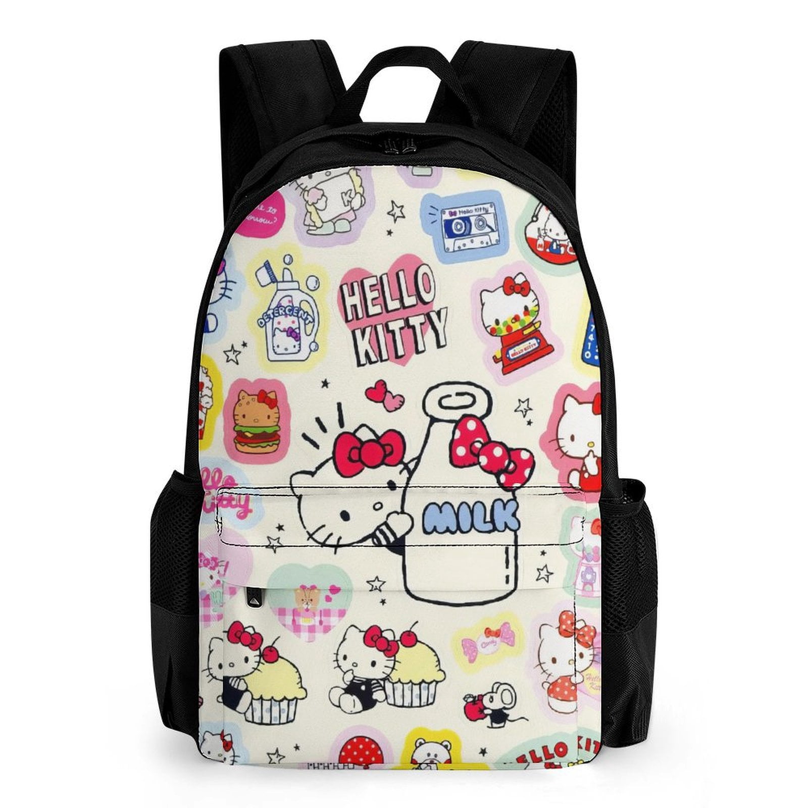 Hello Kitty Backpack with Adjustable Straps, Multiple Pockets Backpack ...