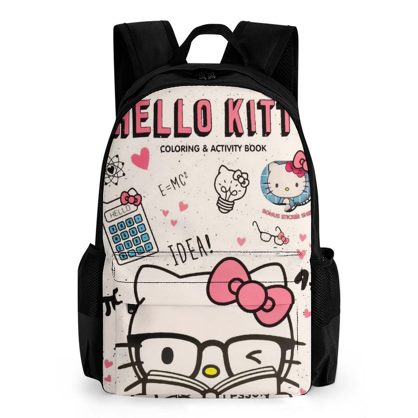 Hello Kitty Backpack with Adjustable Straps, Multiple Pockets Backpack ...