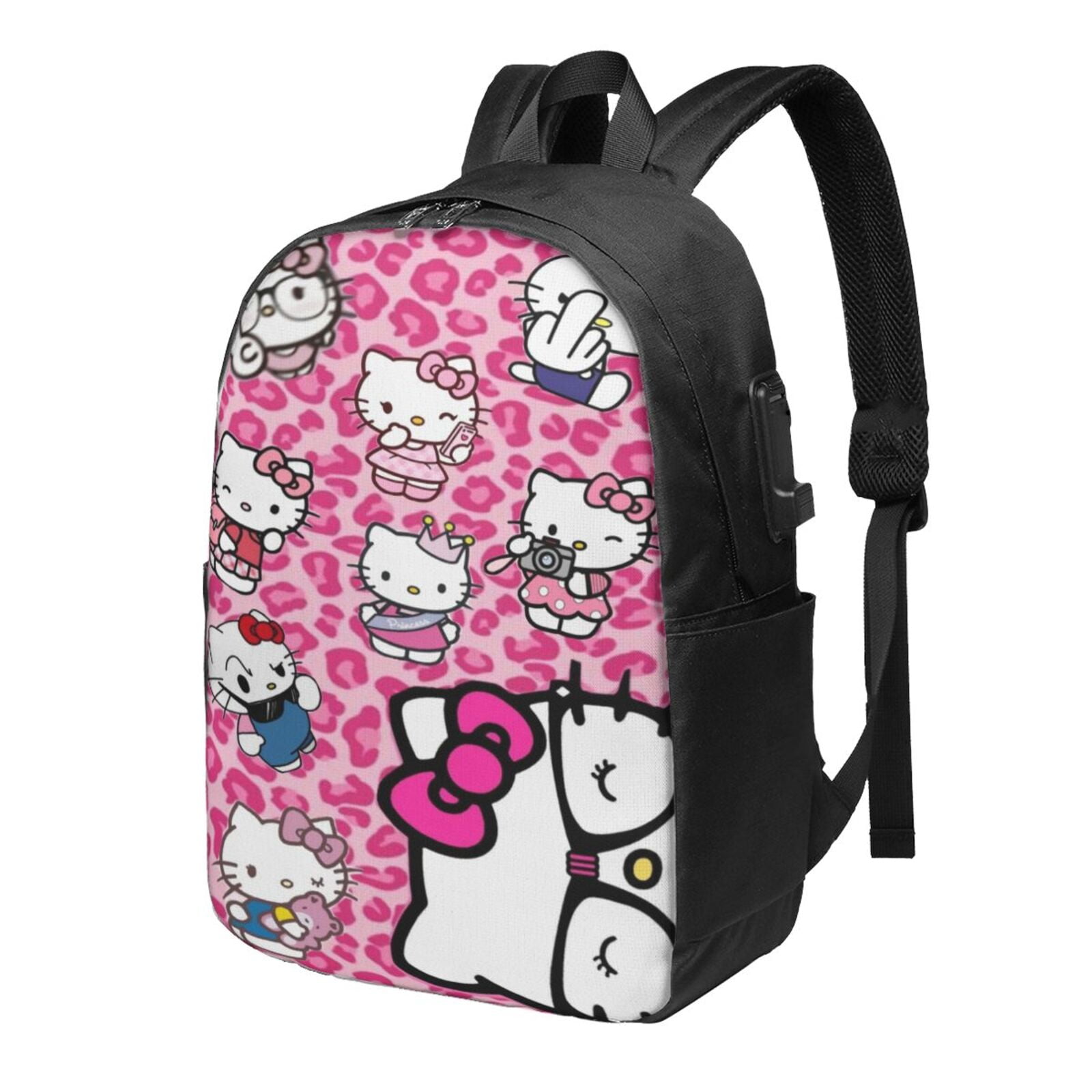 Hello Kitty Backpacks 17 Inch Cartoon School Laptop Bag Bookbag with ...
