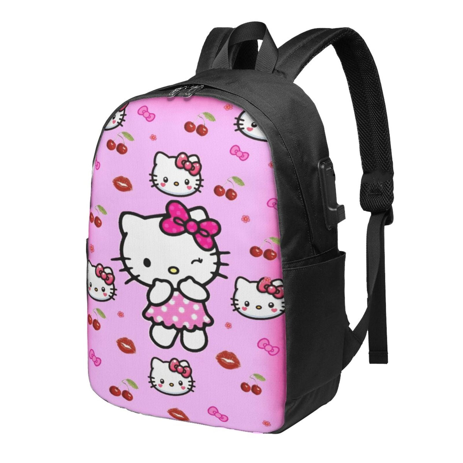 Hello Kitty Backpacks 17 Inch Cartoon School Laptop Bag Bookbag with ...