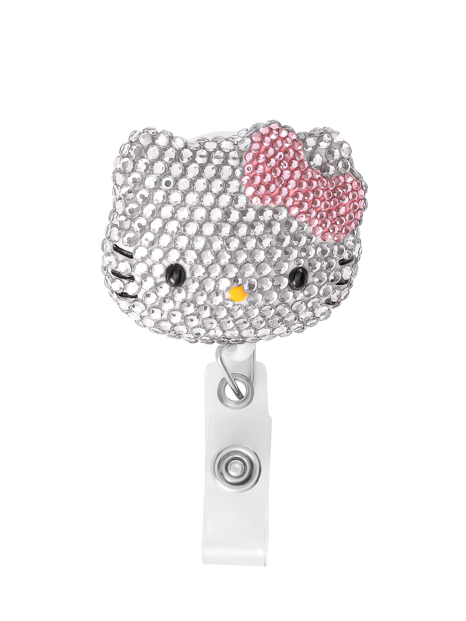 Sanrio Girl's Hello Kitty Badge Reel, Retractable ID Card Badge Holder ...