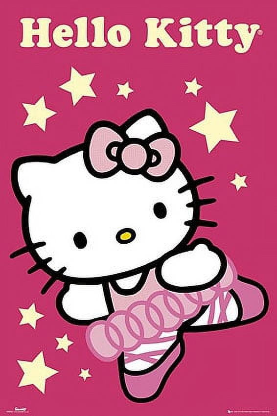 Hello Kitty - Ballerina Laminated Poster (24 x 36) - Walmart.com