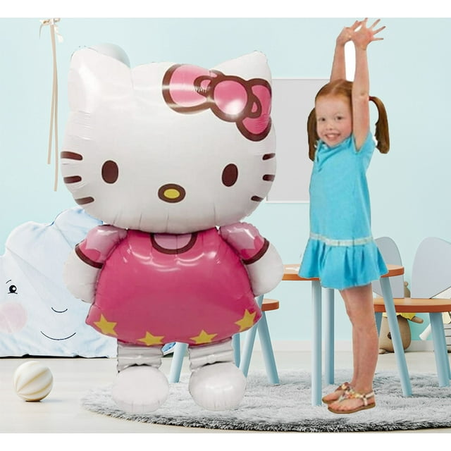 Hello Kitty Airwalkers Foil Balloon, 45 Inch, Balloons Decorations for ...
