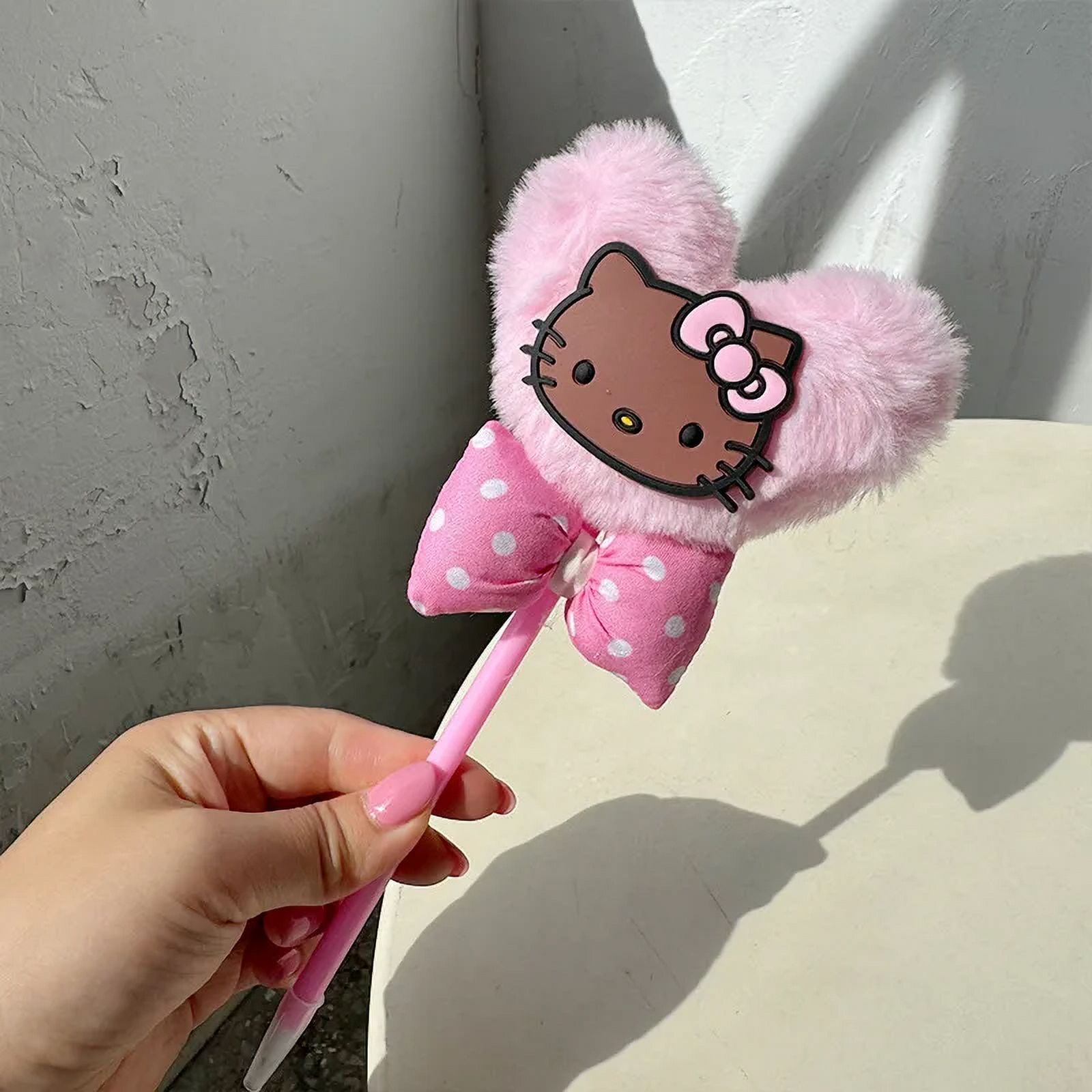 Hello Kitty Ballpoint Pen Love Hairball Tanning Cat Gel Pens Kawaii ...