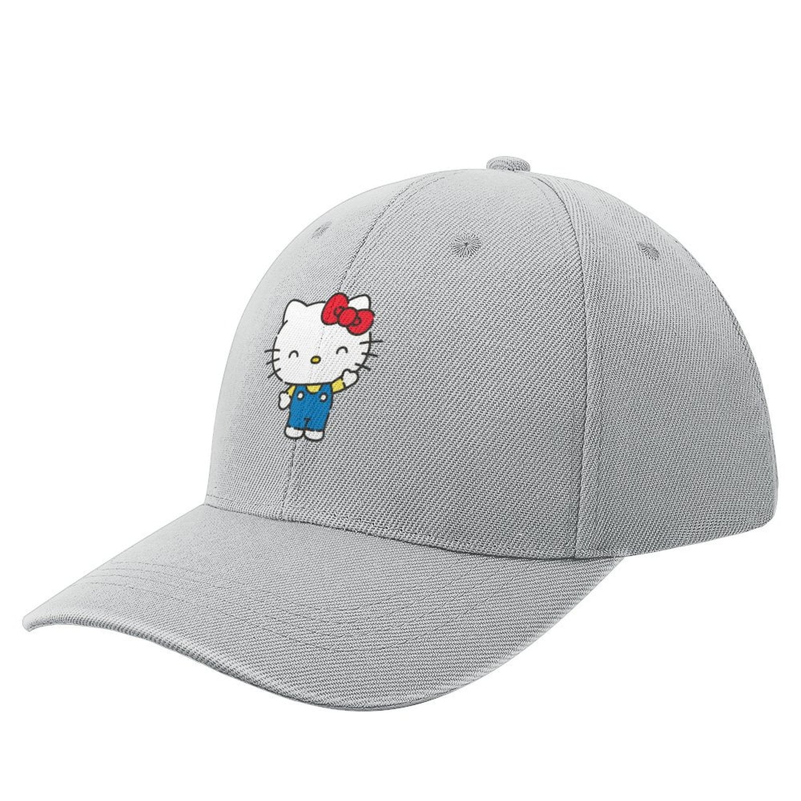 Hello Kitty Baseball Cap Cute Baseball Hat Adjustable Cartoon Baseball Caps with Curved Brim ...