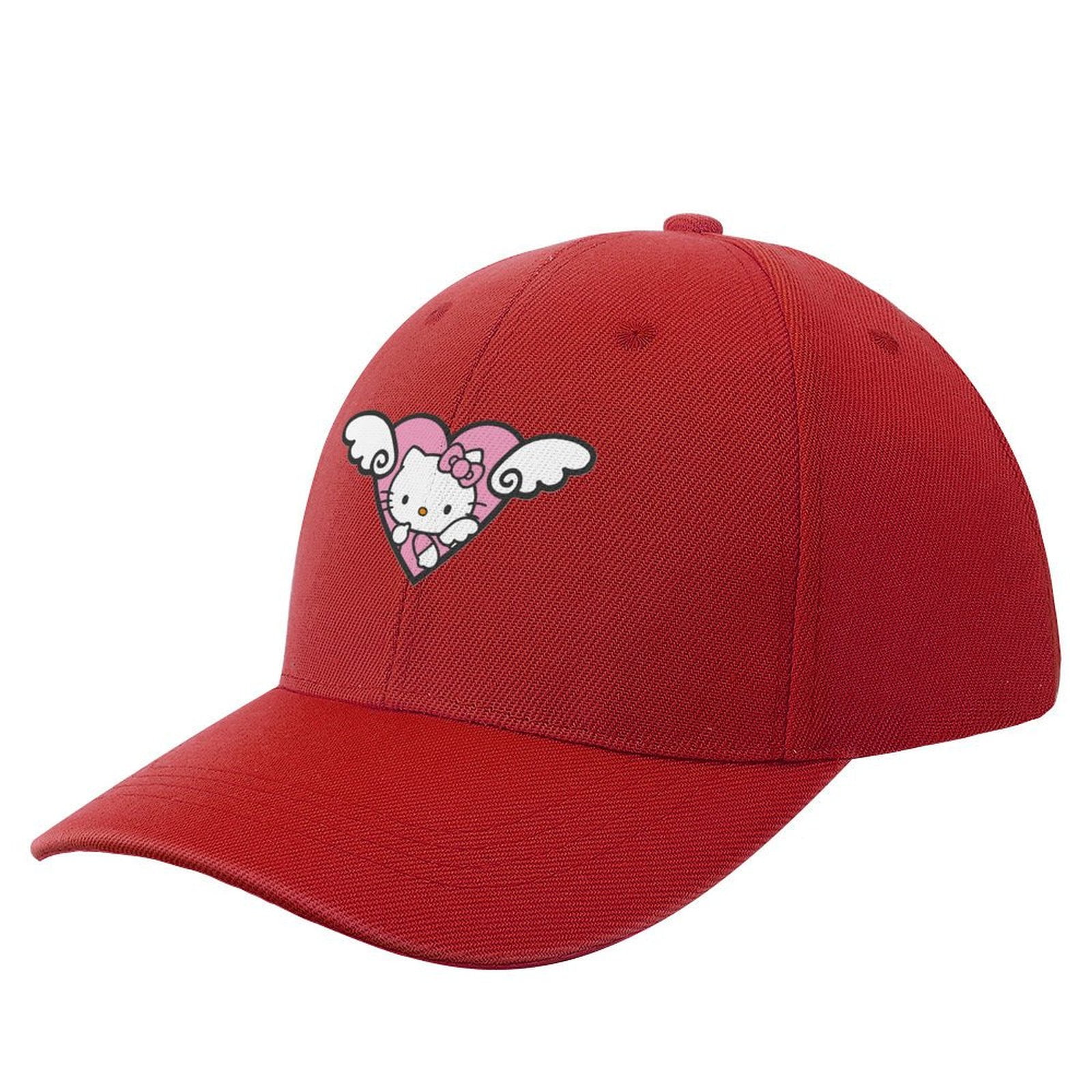 Hello Kitty Baseball Cap Cute Baseball Hat Adjustable Cartoon Baseball ...