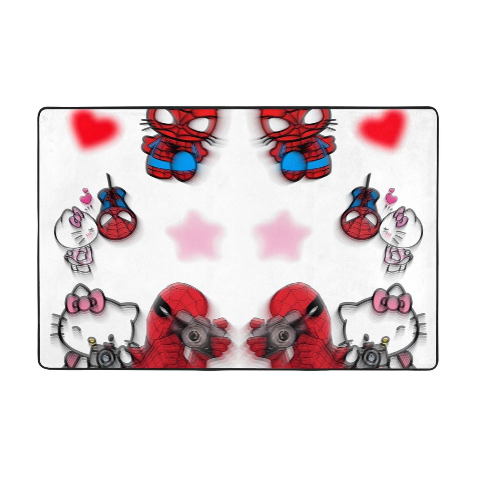 Hello Kitty Doormat Bath Mats, Soft and Absorbent Bath Rugs, Non-Slip ...