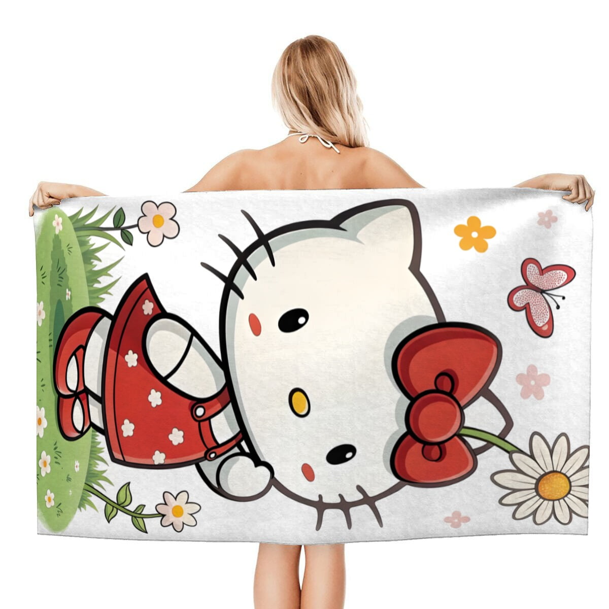 Hello Kitty Beach Quick Drying Towel, super light, fast-drying, and ...