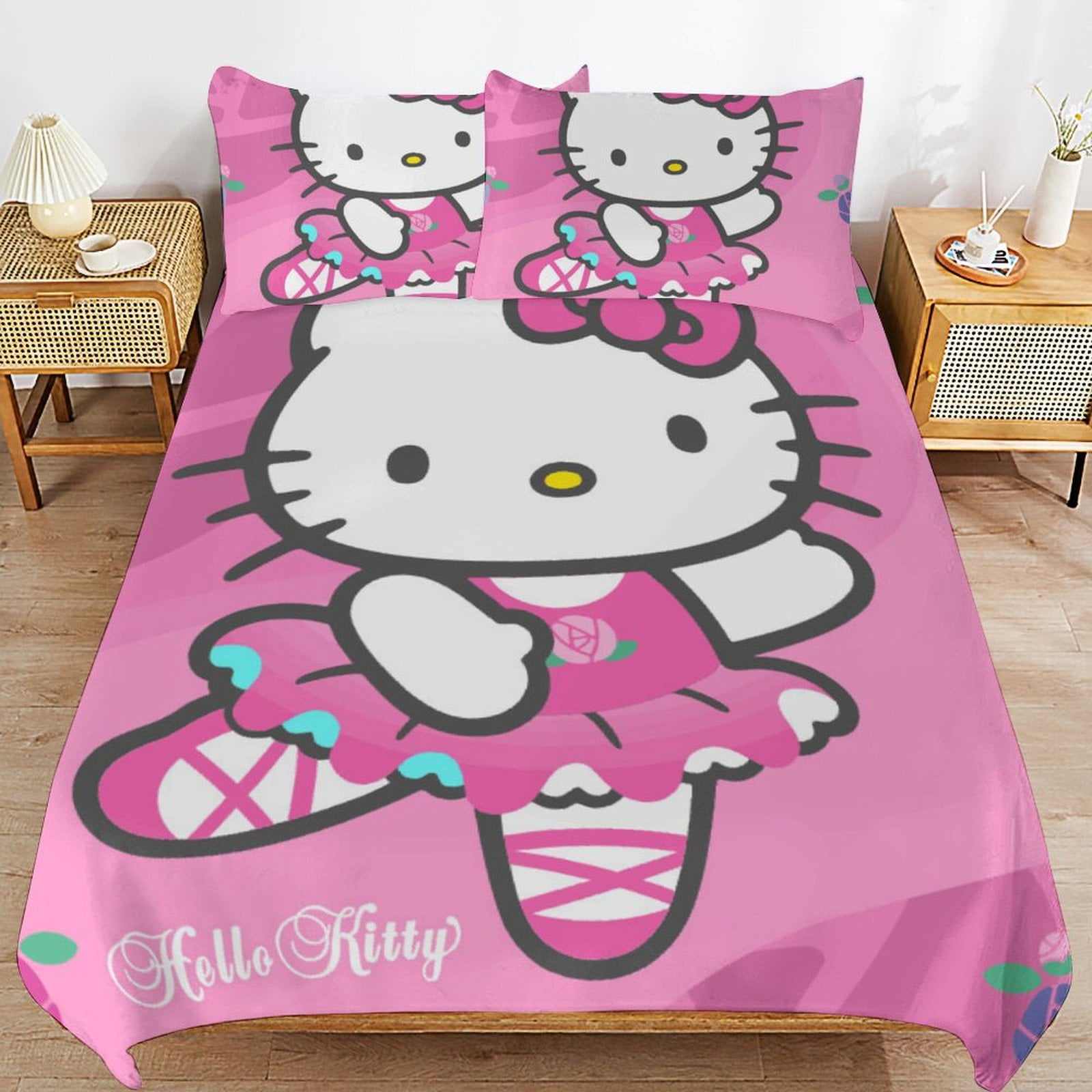 Hello Kitty Bed Duvet Cover Microfiber Bedding Sets 3D Printed ...