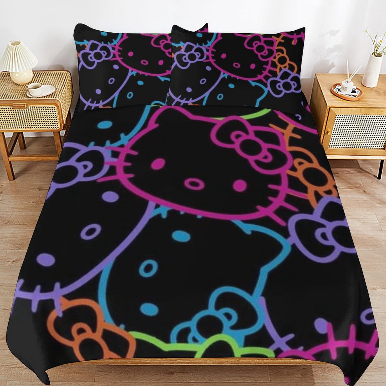 Hello Kitty Bed Duvet Cover Microfiber Bedding Sets 3D Printed ...