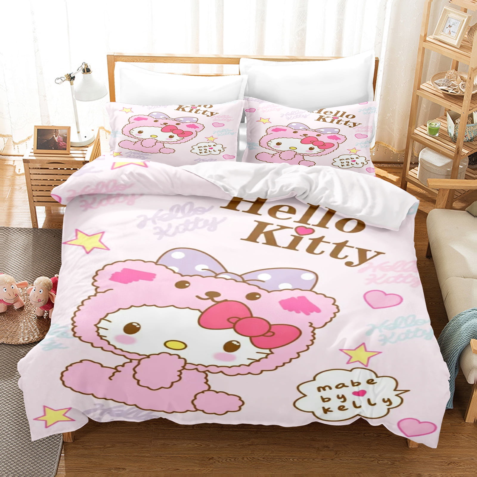 Hello Kitty Bedding Set Duvet Cover Comforter Sets Quilt Cover King ...