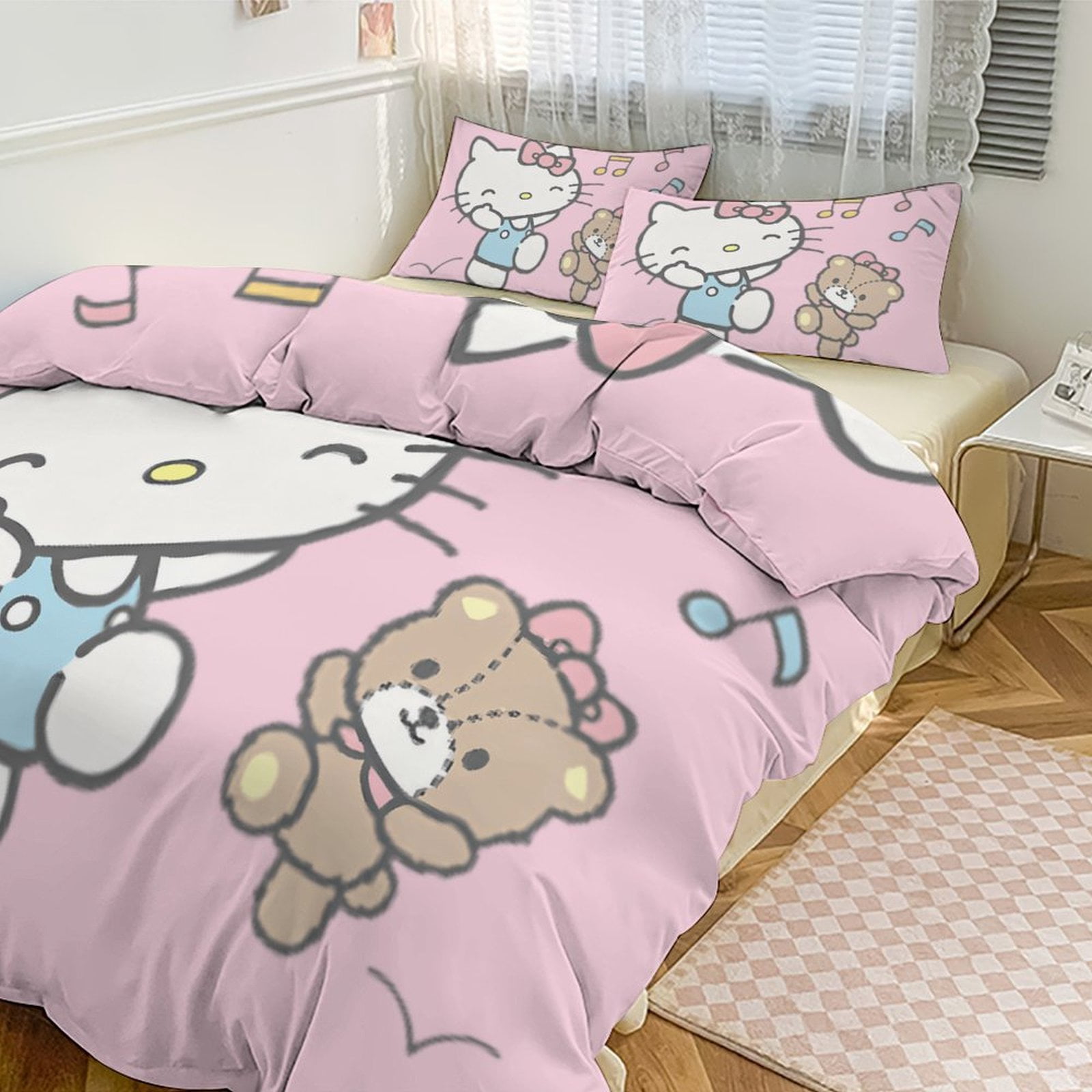 Hello Kitty Full Bed Set