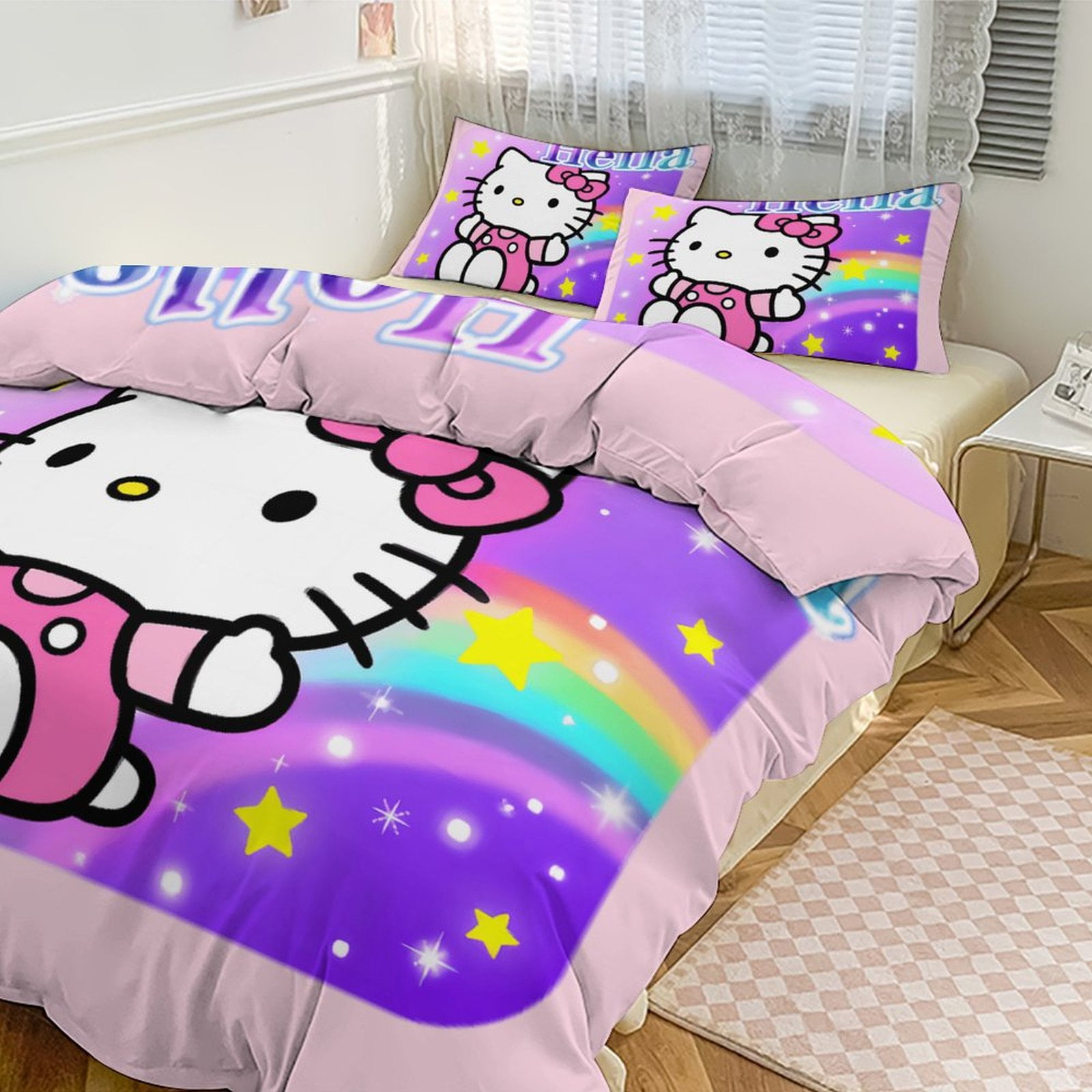 Hello Kitty Bedding Set for Kids Hello Kitty Merch for Women Girls ...