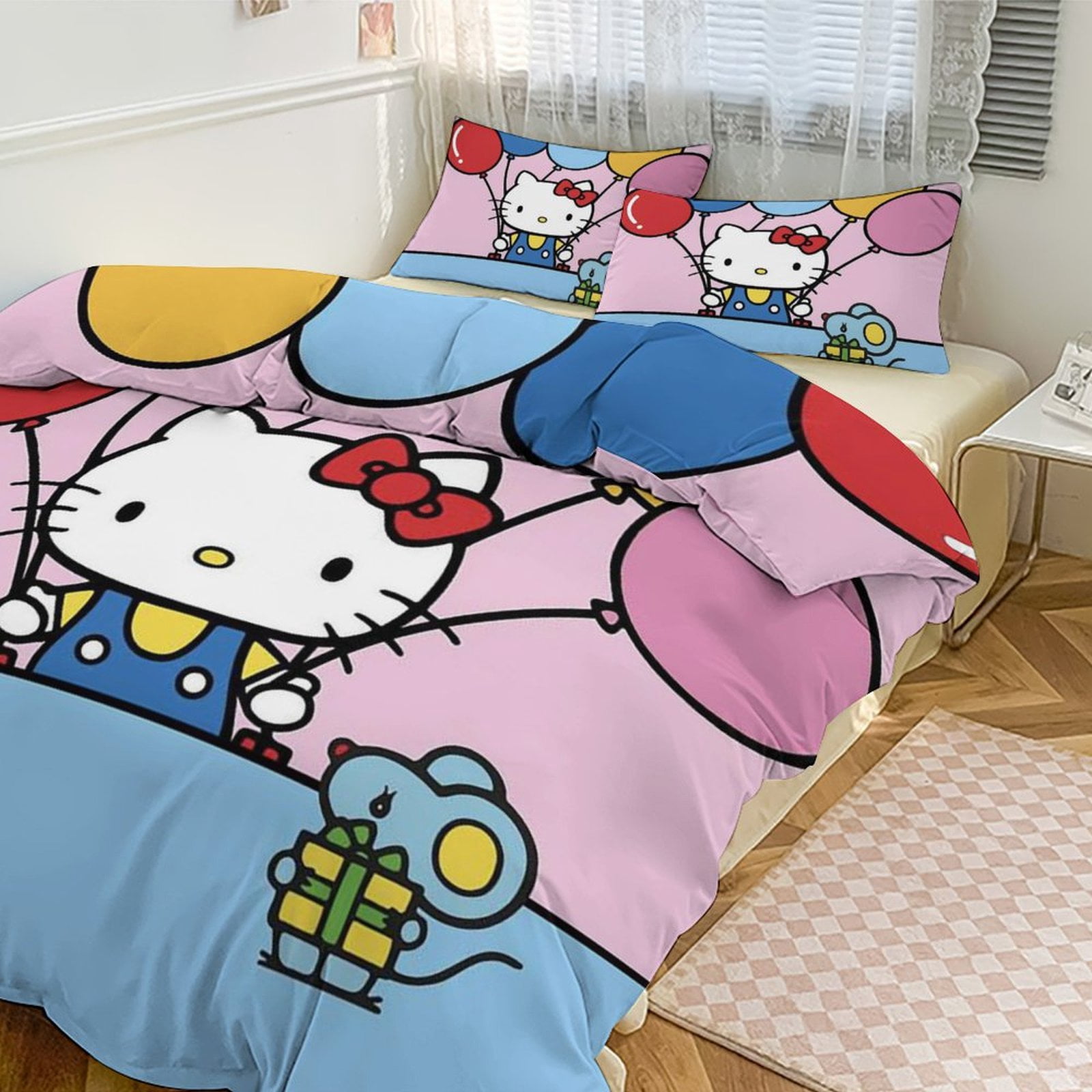 Hello Kitty Bedding Set for Kids Hello Kitty Merch for Women Girls ...
