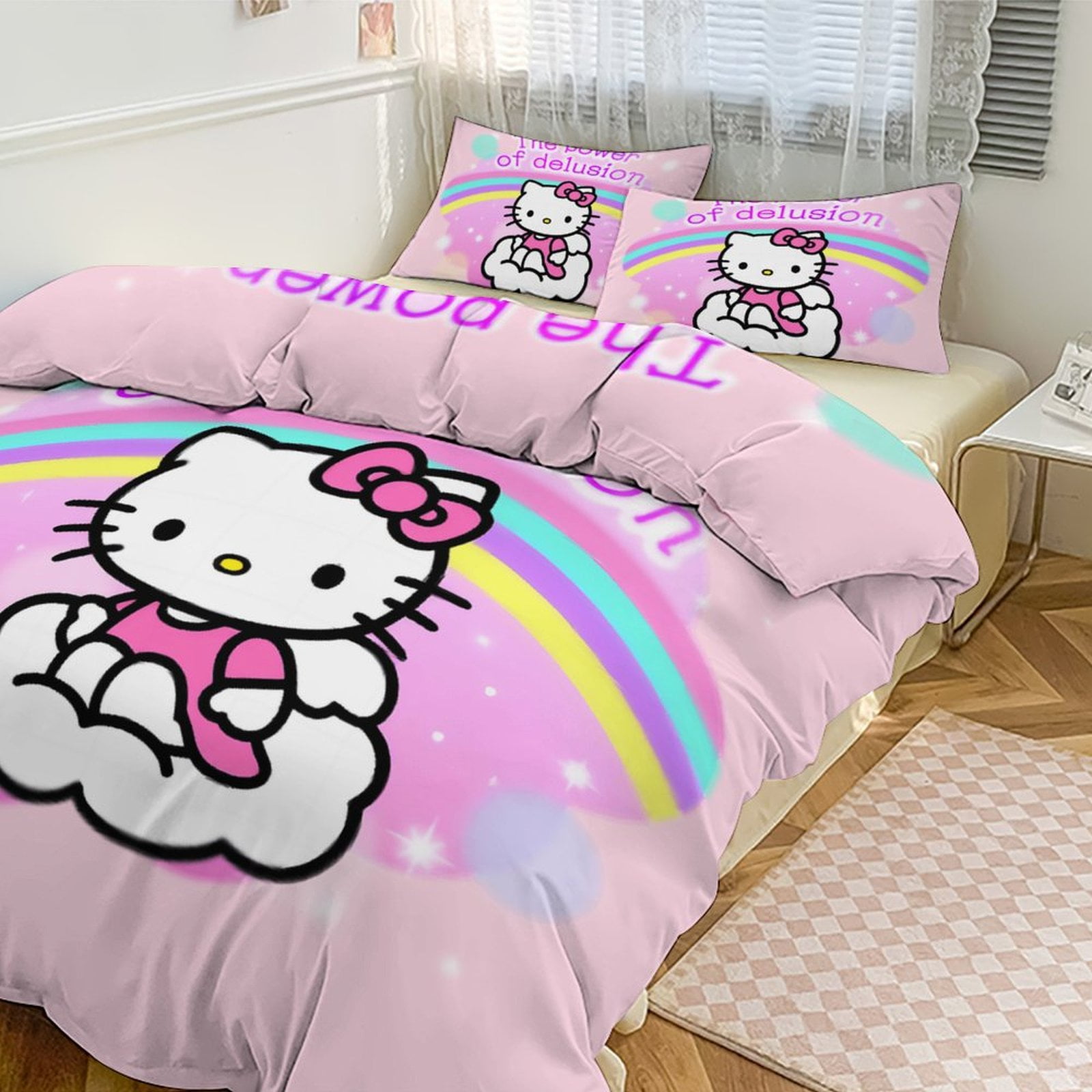 Hello Kitty Bedding Set for Kids Hello Kitty Merch for Women Girls ...