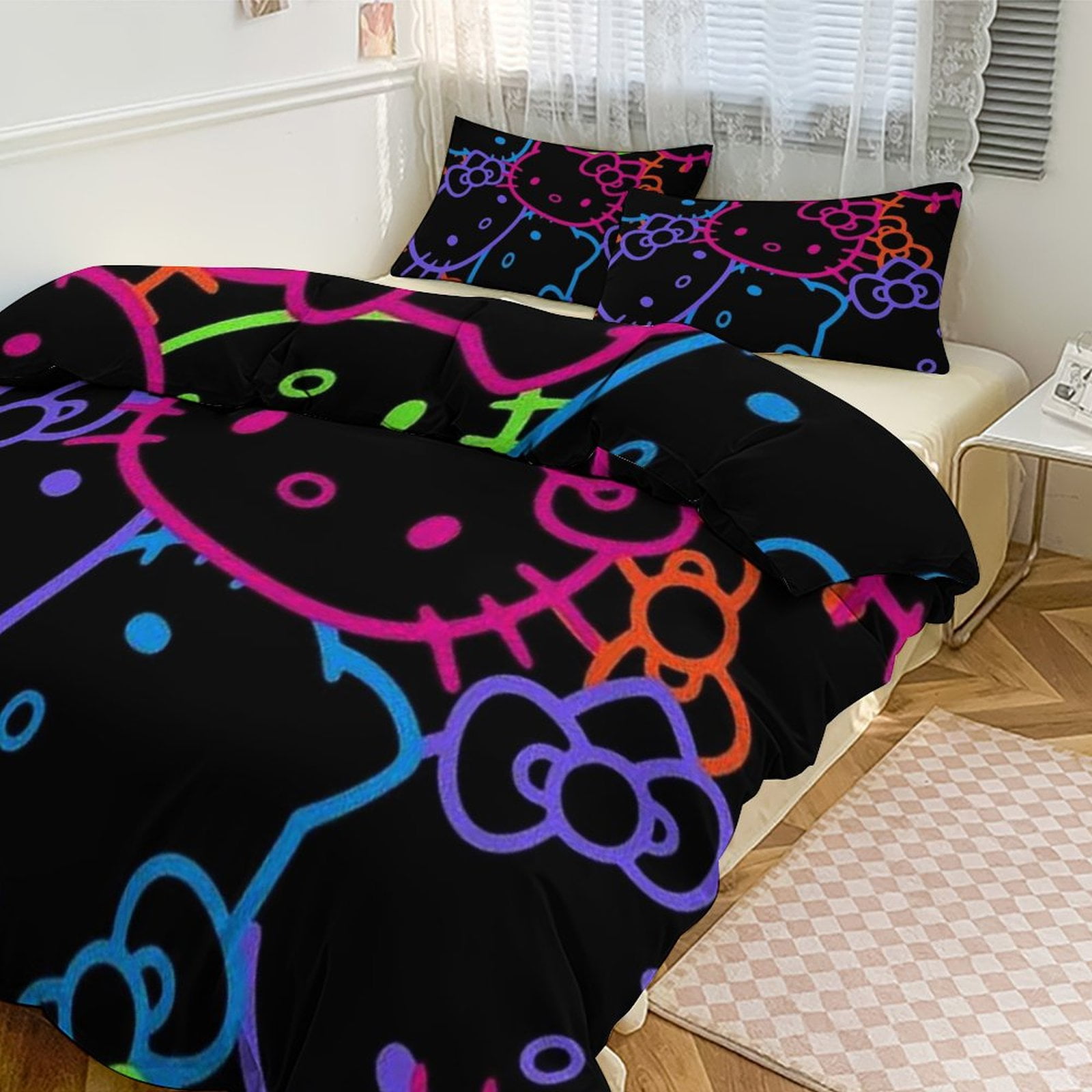 Hello Kitty Bedding Sets for Kids Men Women Full Size Comforter Set ...