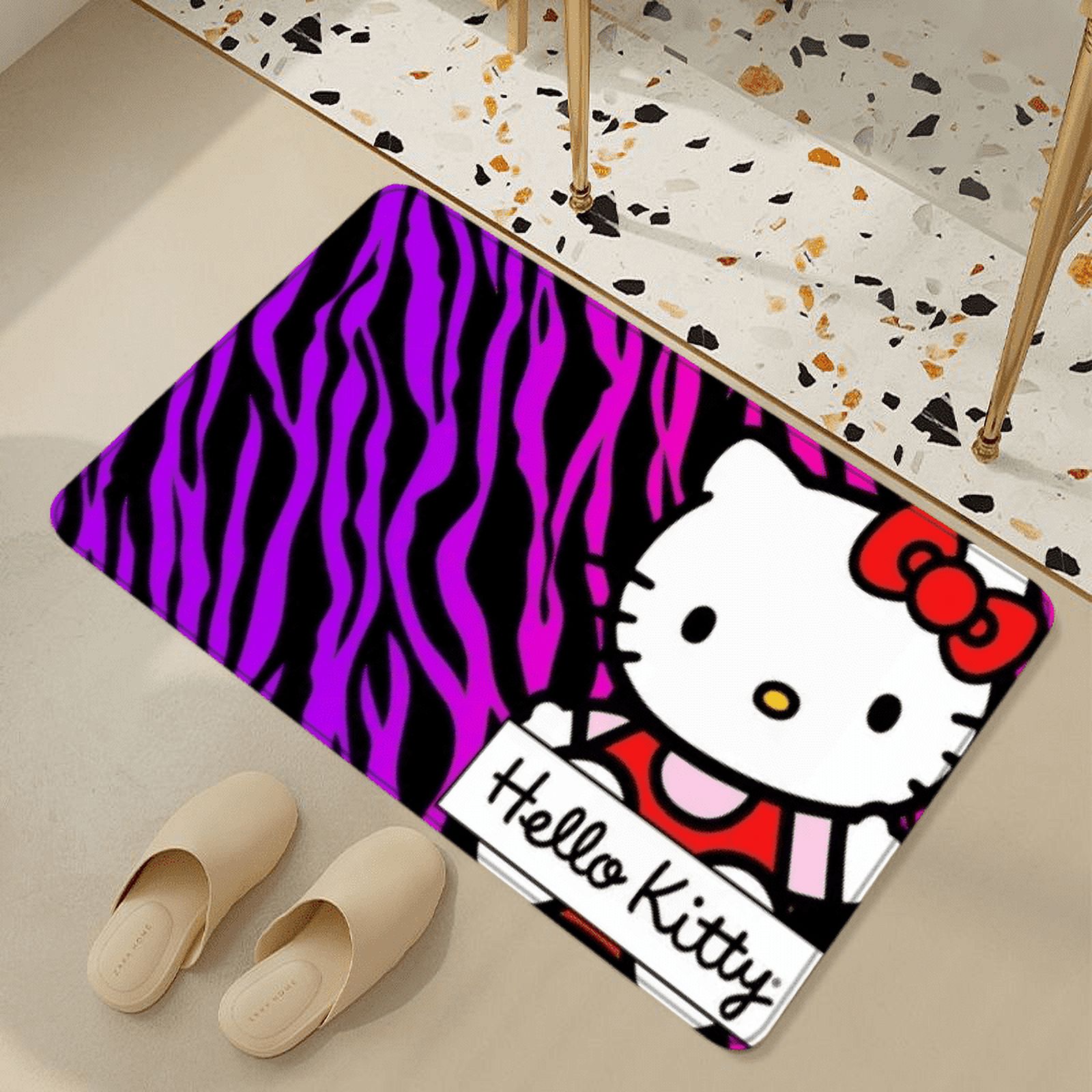 Hello Kitty Bedroom Mats House Entrance Mat Washable Non-slip Kitchen ...