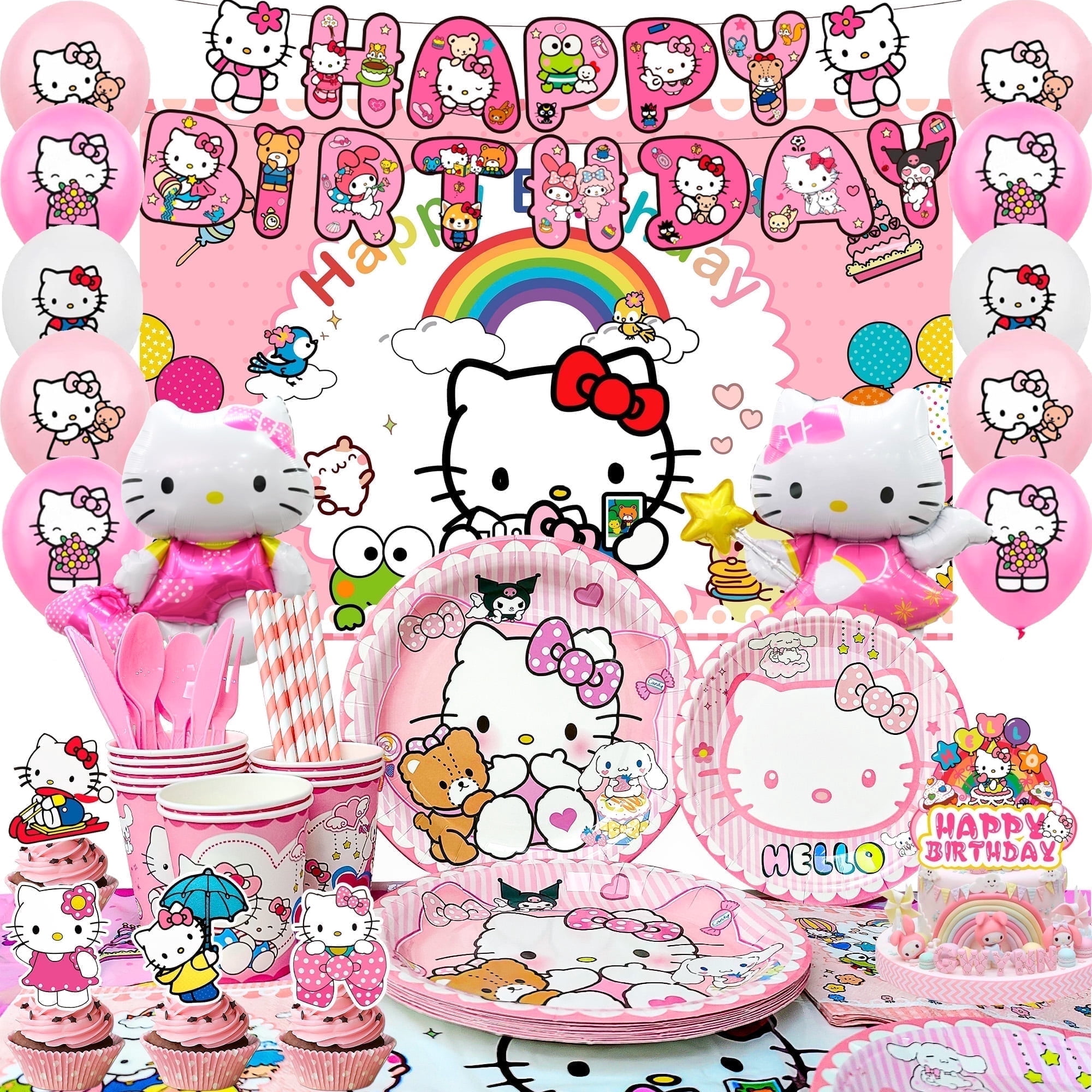 Hello Kitty Party Supply Kit Hello Kitty Party Gift Bags Set Of 16,