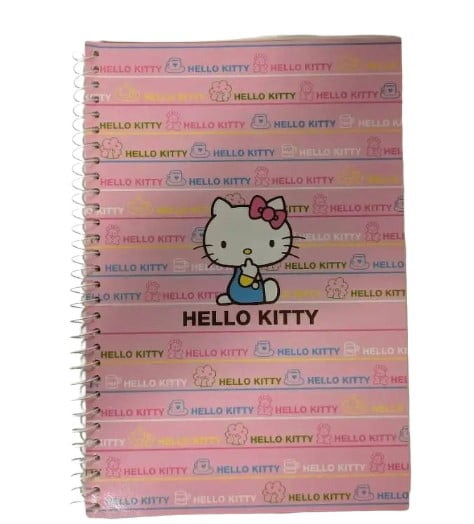 Hello Kitty Blank Paper Spiral Notebook Sketchbook Drawing Book Drawing ...