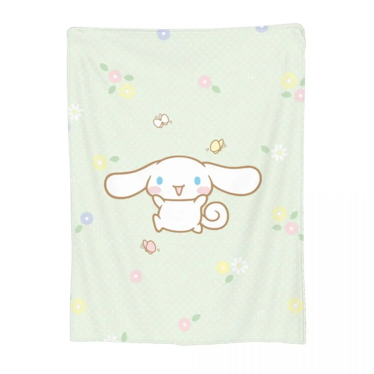 Hello Kitty Blanket Flannel Textile Decor Kitty White Cozy Lightweight ...