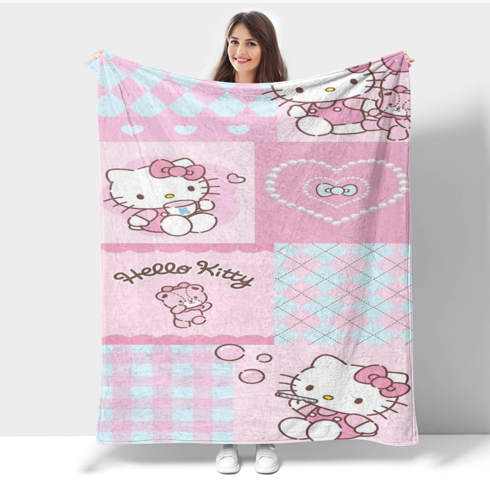 Hello Kitty Blanket® Premium Coral Velvet for Maximum Comfort and Style ...