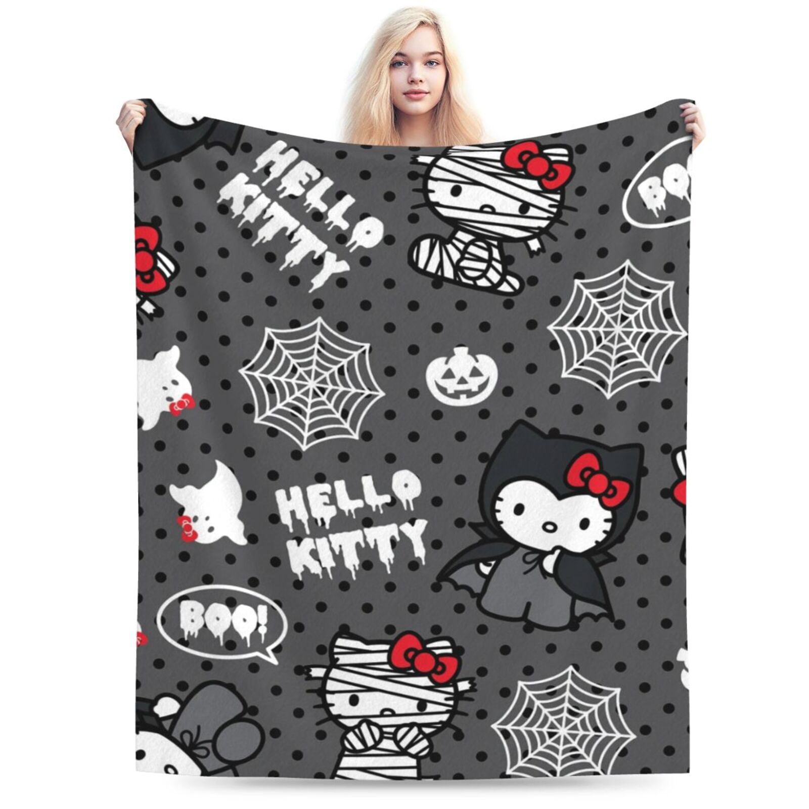 Hello Kitty Blanket, Super Soft Throw Blanket, Cozy Flannel Blankets ...