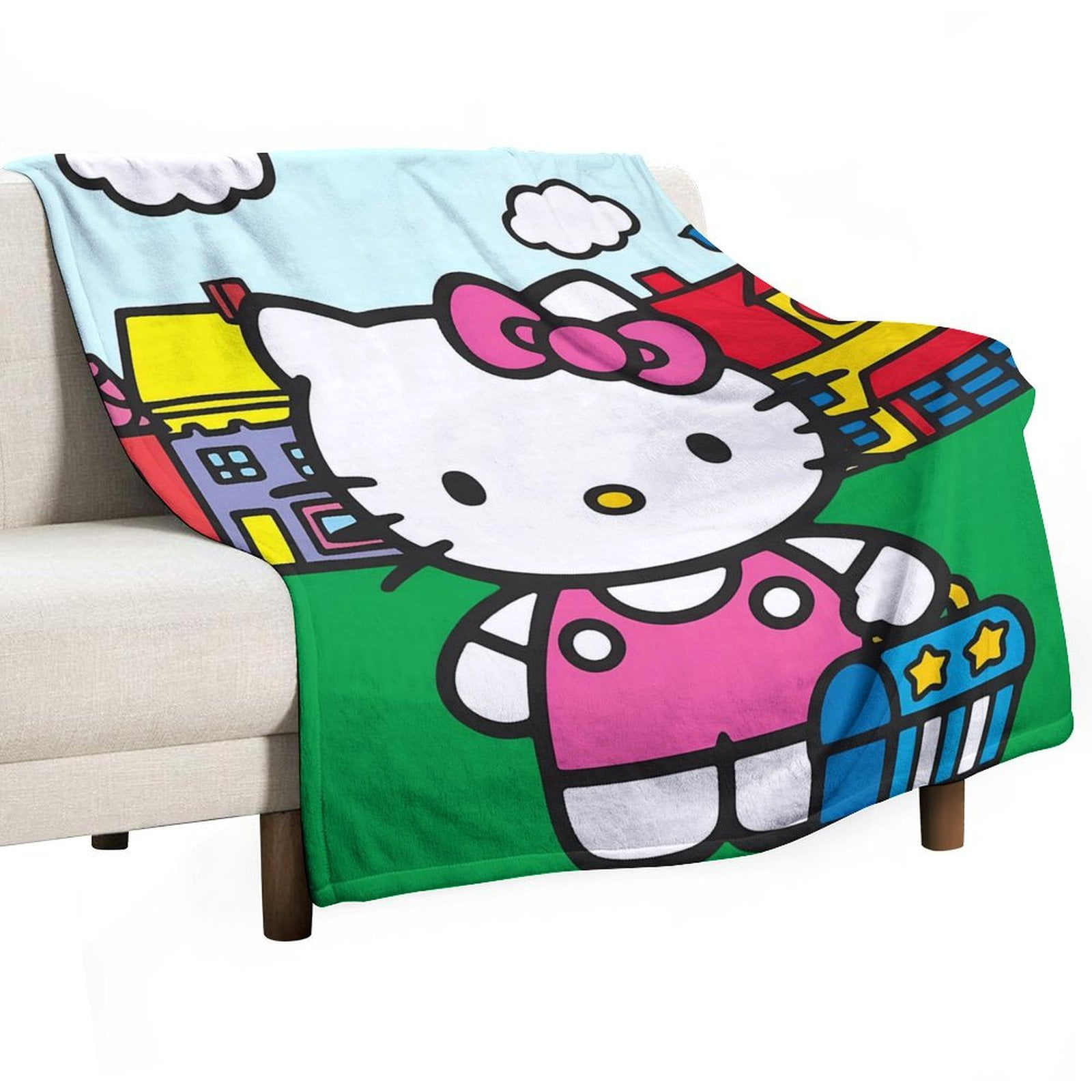 Hello Kitty Blanket Super Soft Throw Blanket Lightweight Blanket for ...