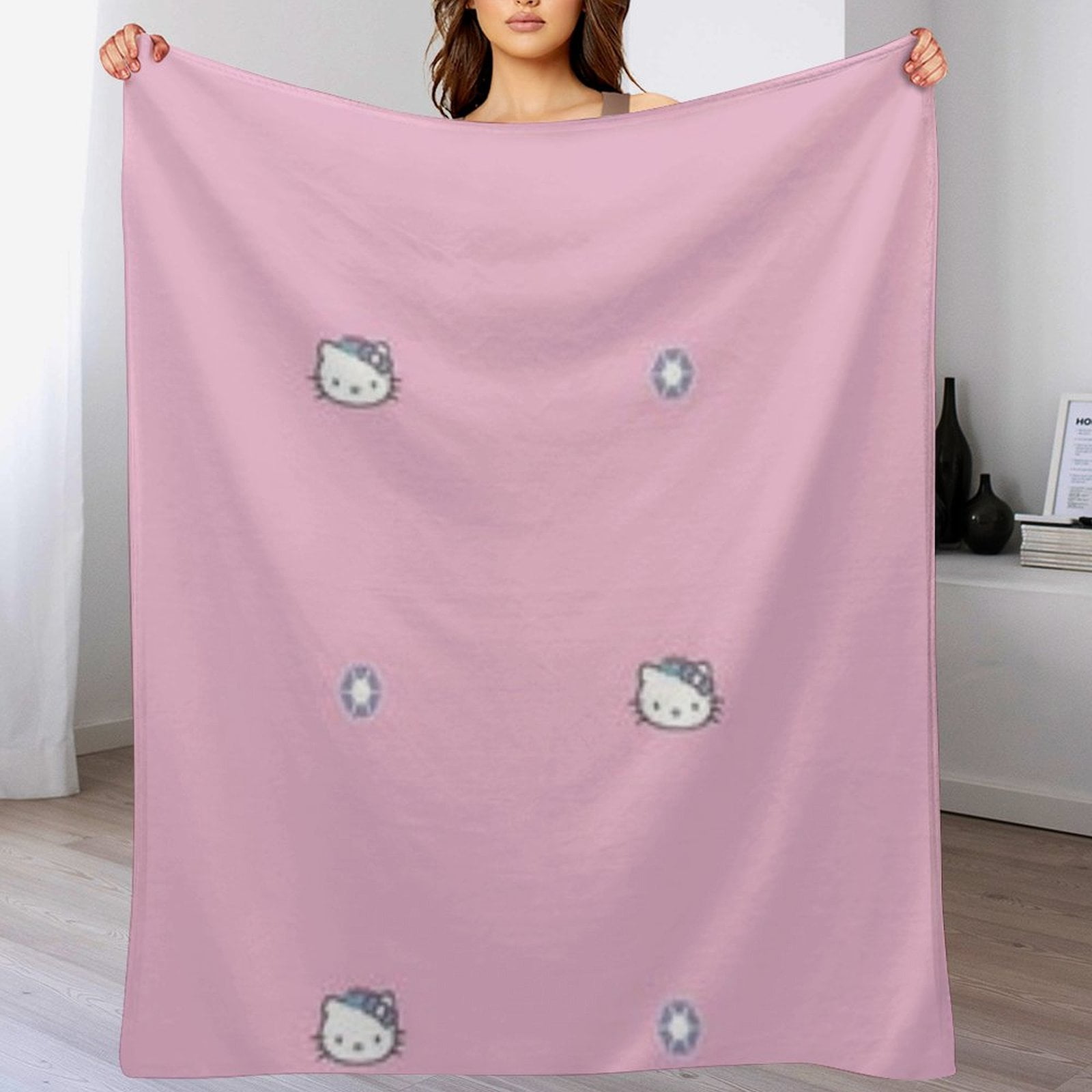 Hello Kitty Blanket Super Soft Throw Blanket Lightweight Blanket for ...