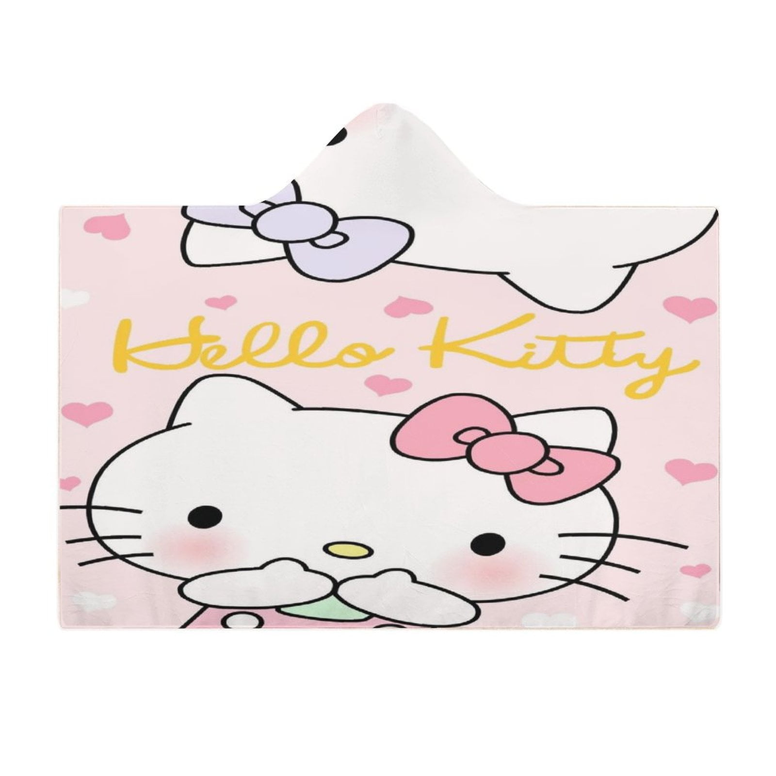 Hello Kitty Blanket Wearable Cartoon Cosplay Hoodie Throw Blanket ...