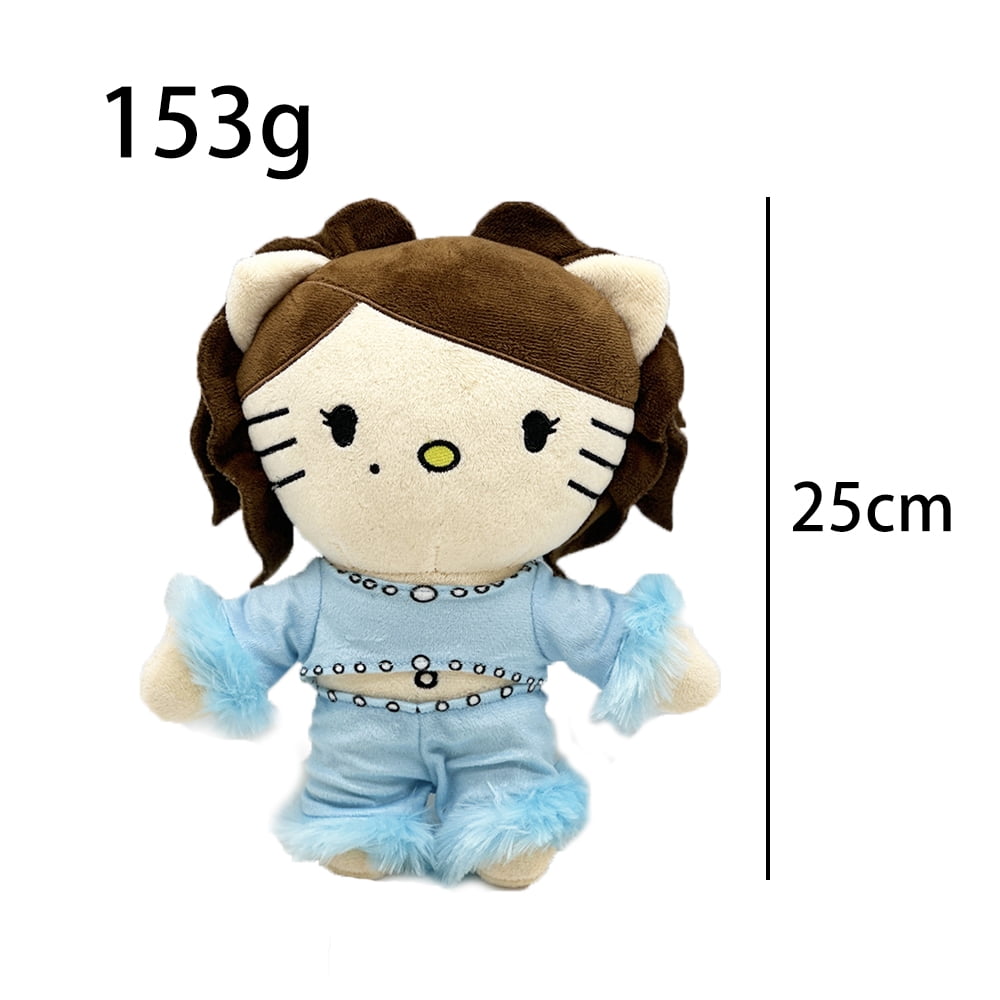 Hello Kitty Blue Plush Outfit Set Plush Doll Figure Stuffed Toys Cute ...