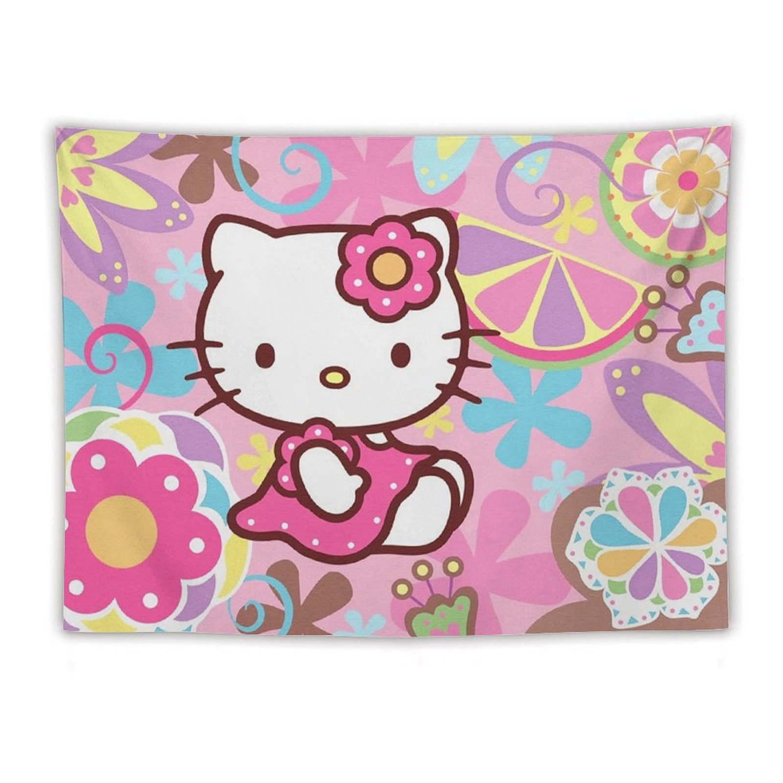 Hello Kitty Bouquet Tapestry,Hello Kitty Bouquet Tapestry Wall Hanging ...