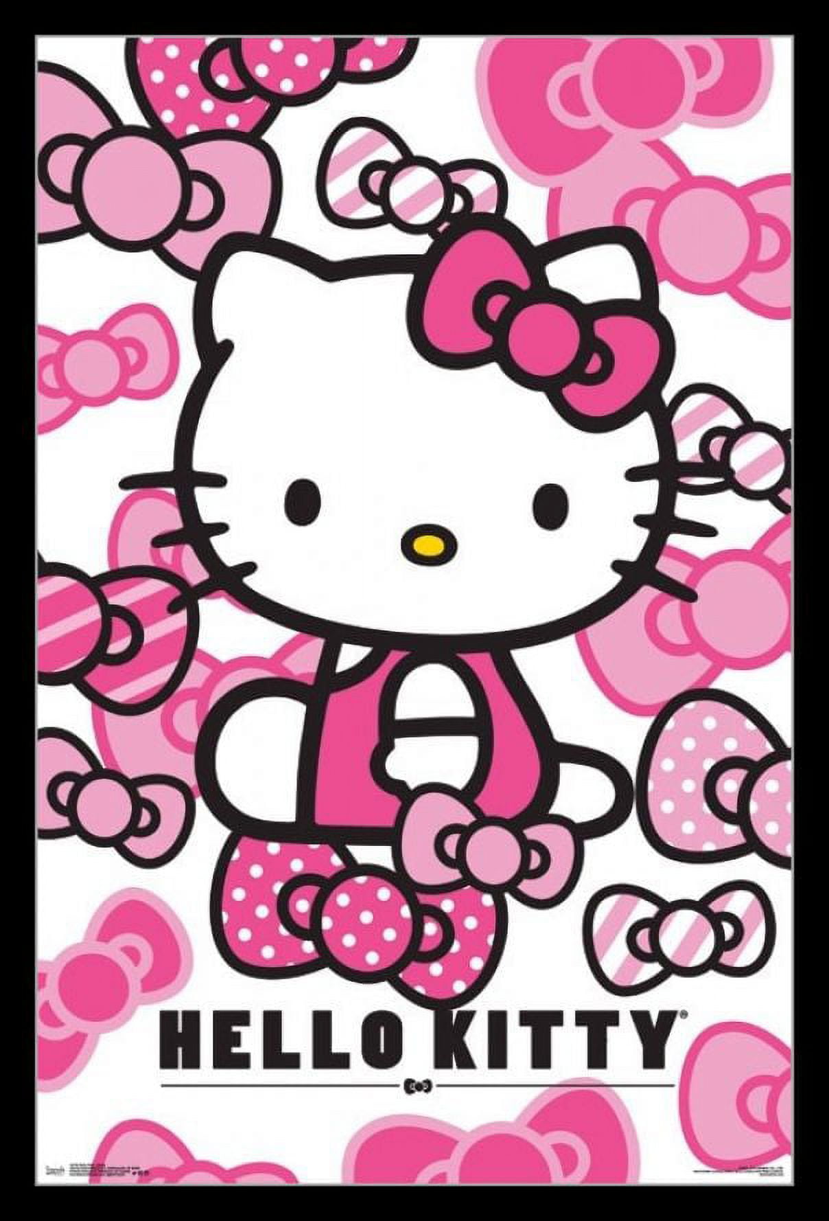 Hello Kitty - Bows Laminated & Framed Poster Print (22 x 34) - Walmart.com