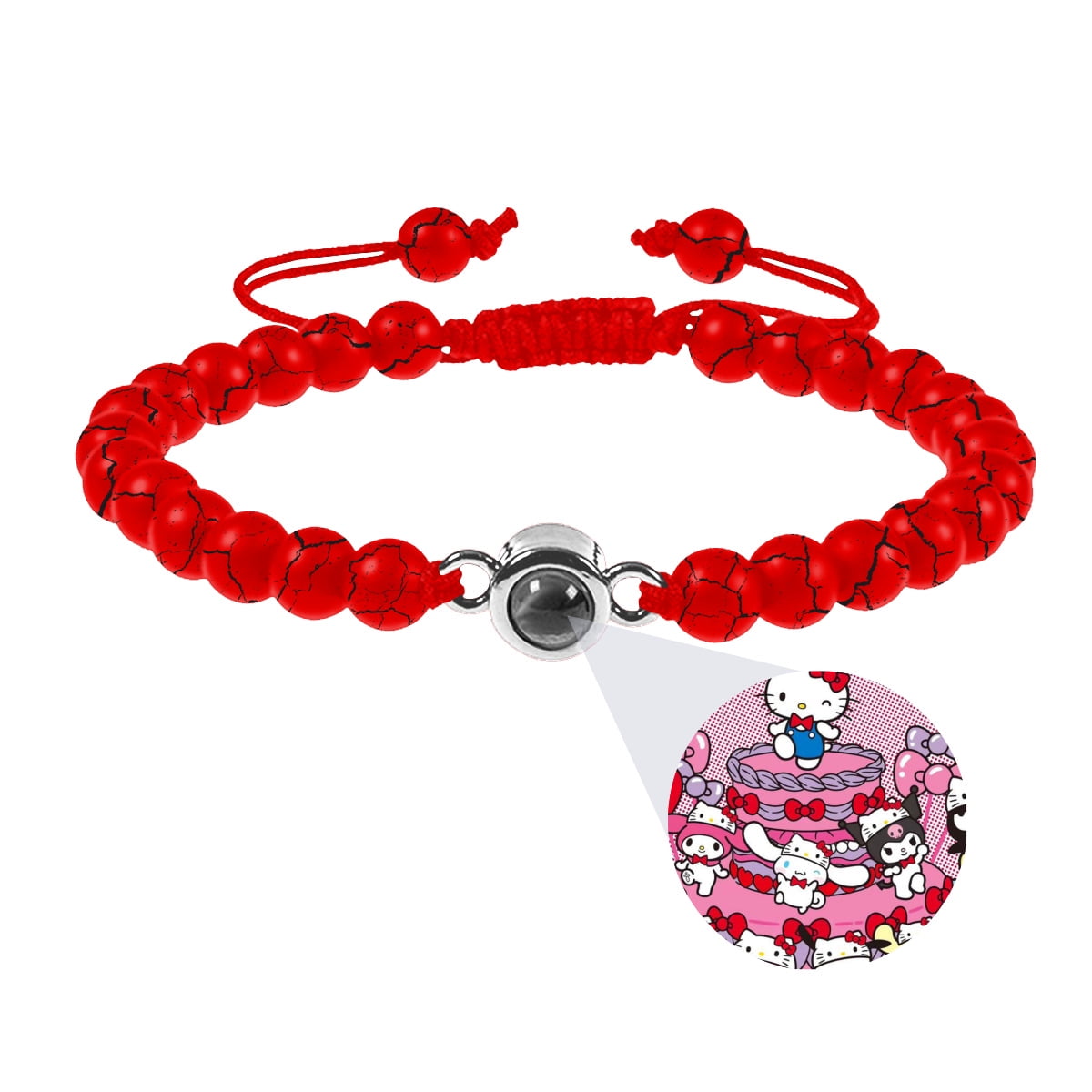 Hello Kitty Bracelets Titanium Steel Customized Projection Bracelet ...
