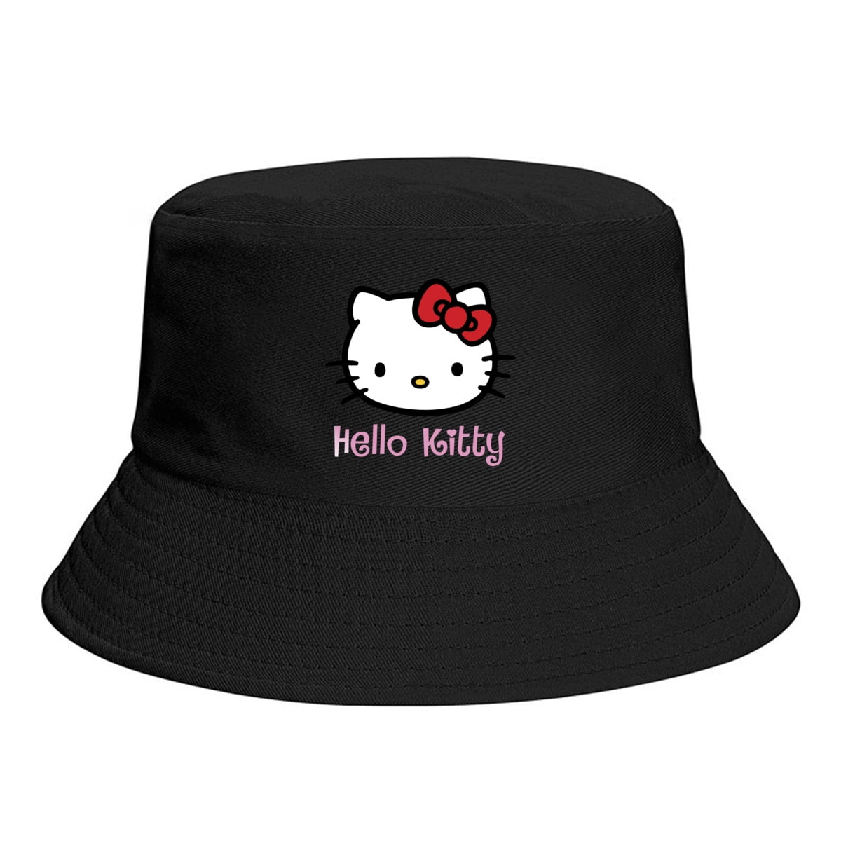 Hello Kitty Bucket Hat Anime Boogie Fisherman Hats for Women Men ...