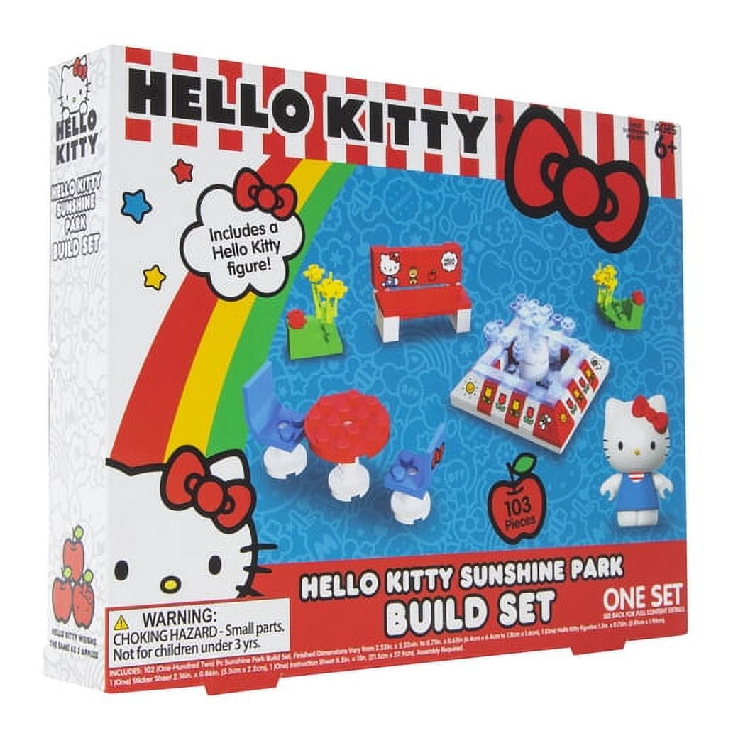 Sanrio Hello Kitty Sunshine Park Building Block Set - Walmart Business ...