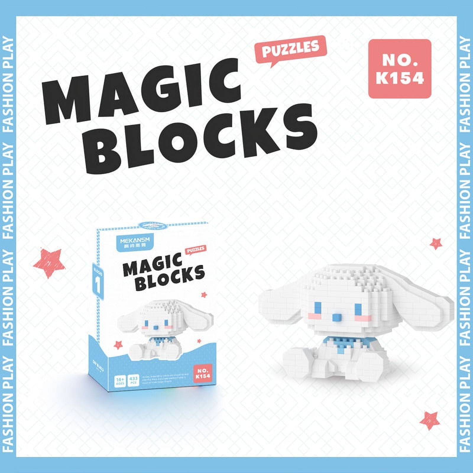 Hello Kitty Building Blocks Anime Action Figure 3D Puzzle Blocks for ...