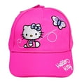 Hello Kitty Butterfly Baseball Cap for Kids, Adjustable, 100% Cotton ...
