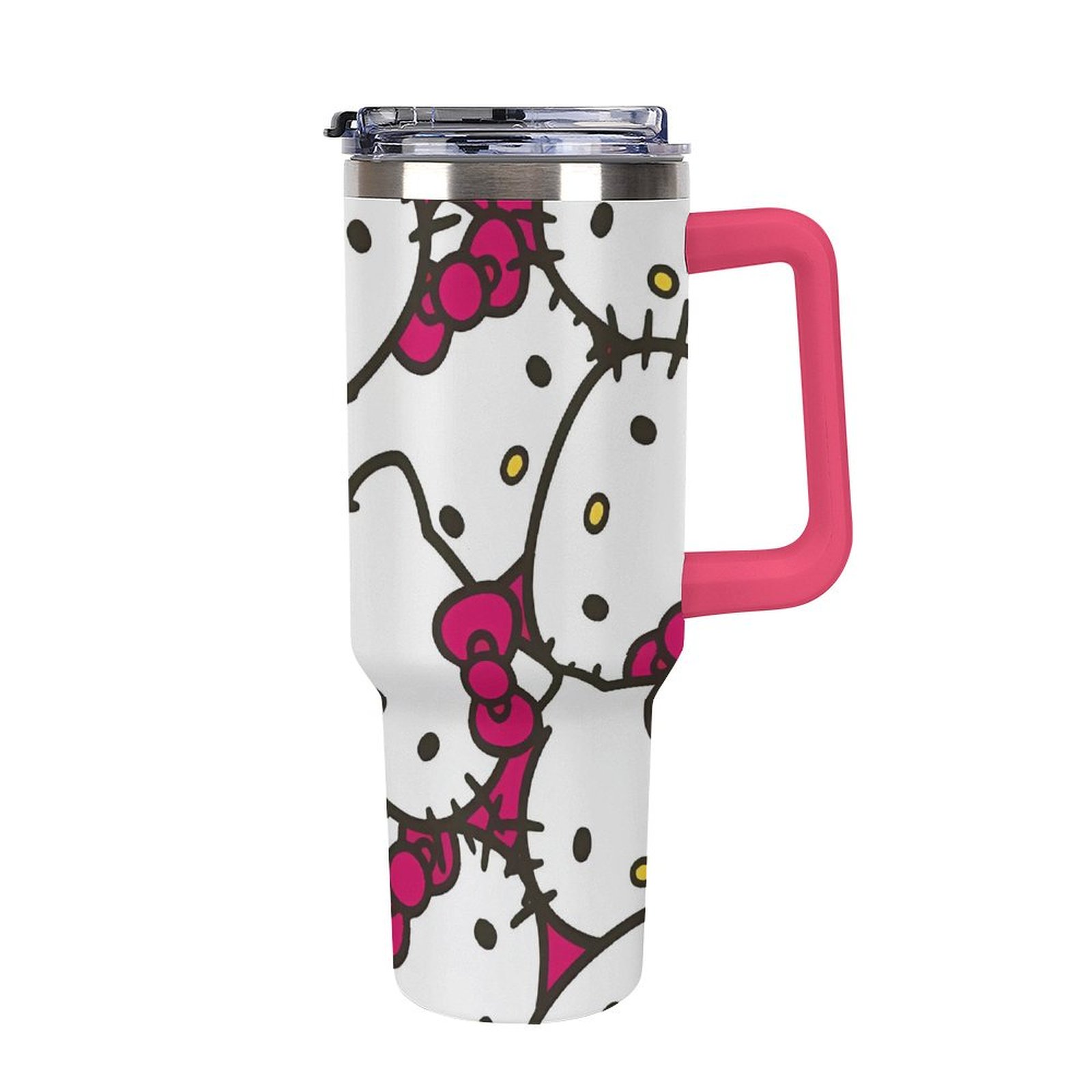 Hello Kitty Car Cup Stainless Steel Thermos Cup with Handle 40oz ...