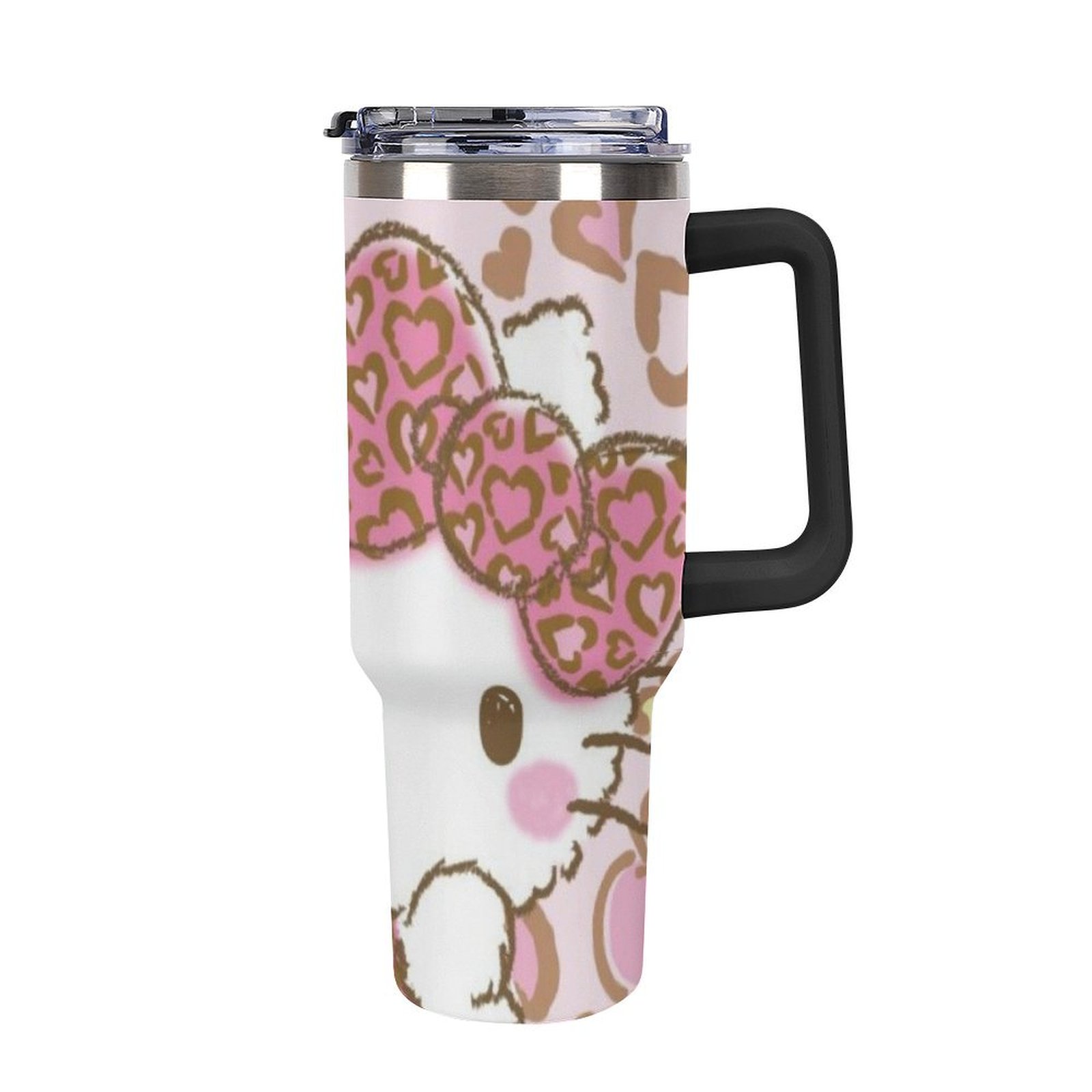 Hello Kitty Car Cup Stainless Steel Thermos Cup with Handle 40oz ...