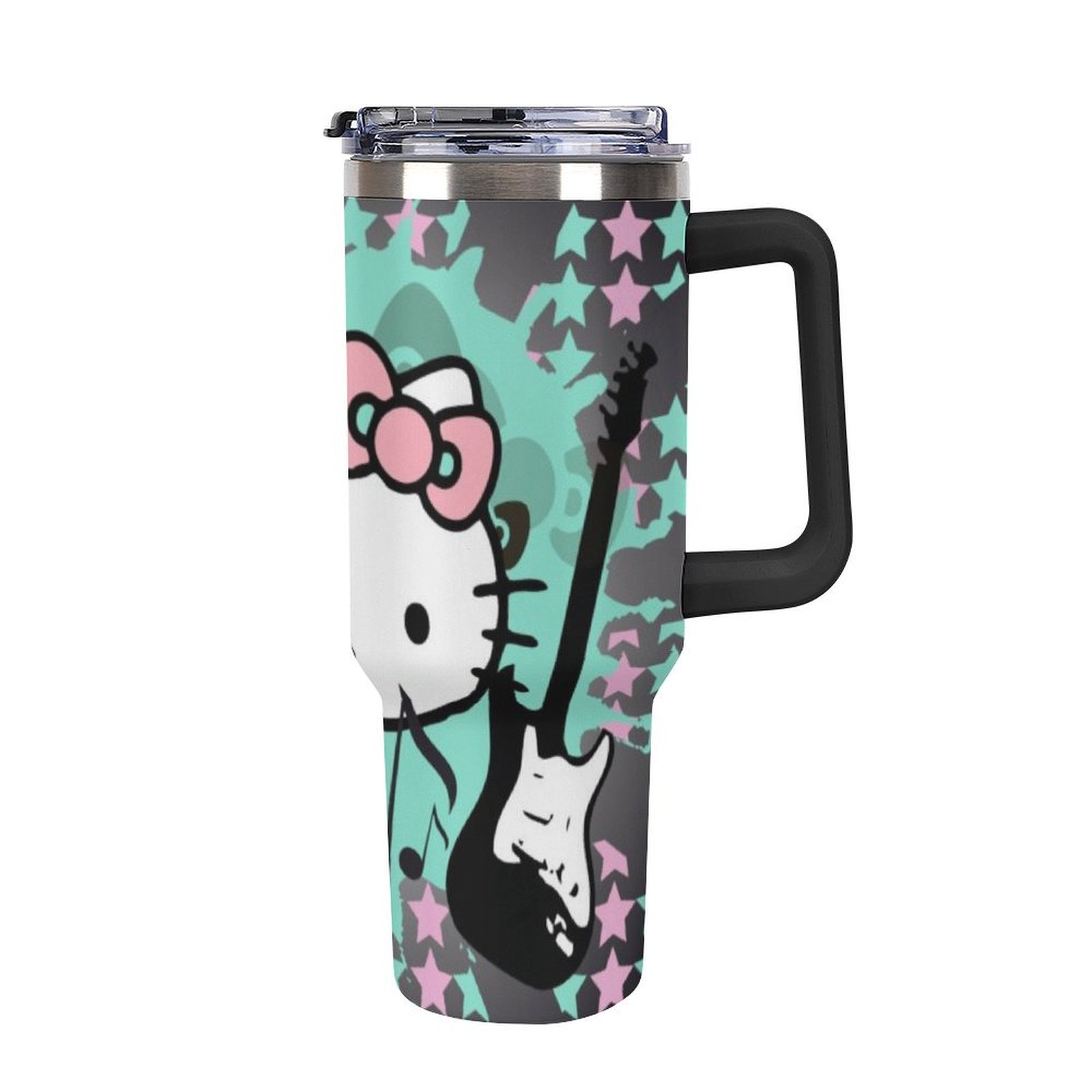 Hello Kitty Car Cup Stainless Steel Thermos Cup with Handle 40oz ...