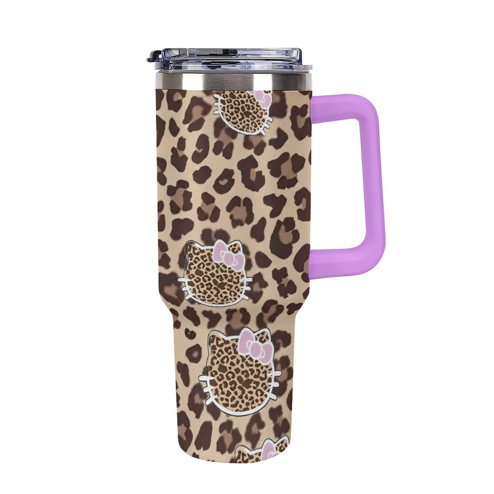Hello Kitty Car Cup Stainless Steel Thermos Cup with Handle 40oz ...