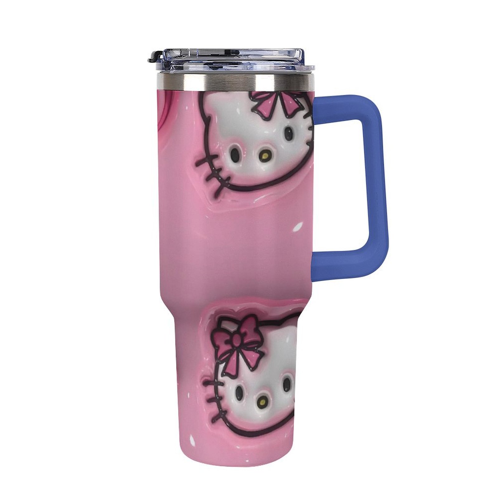 Hello Kitty Car Cup Stainless Steel Thermos Cup with Handle 40oz ...