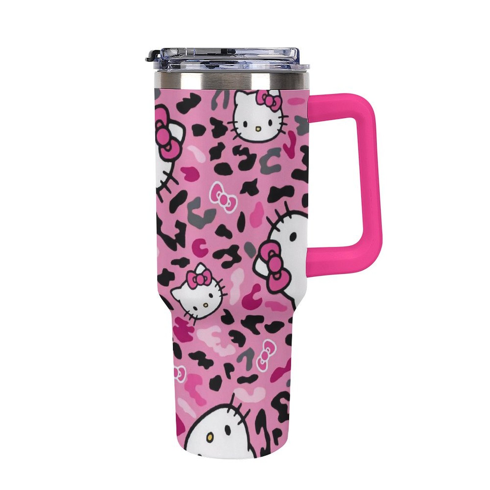 Hello Kitty Car Cup Stainless Steel Thermos Cup with Handle 40oz ...