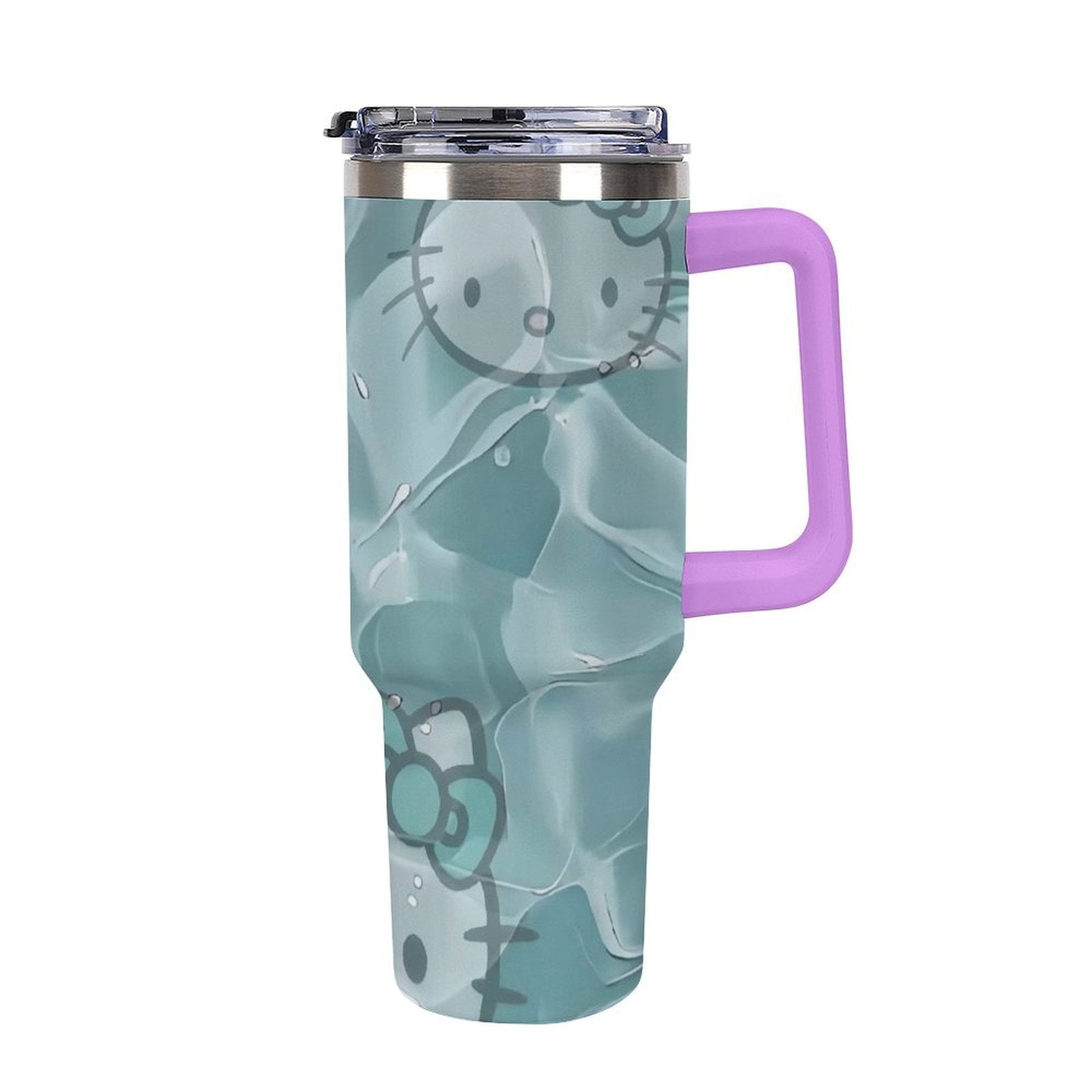 Hello Kitty Car Cup Stainless Steel Thermos Cup with Handle 40oz ...